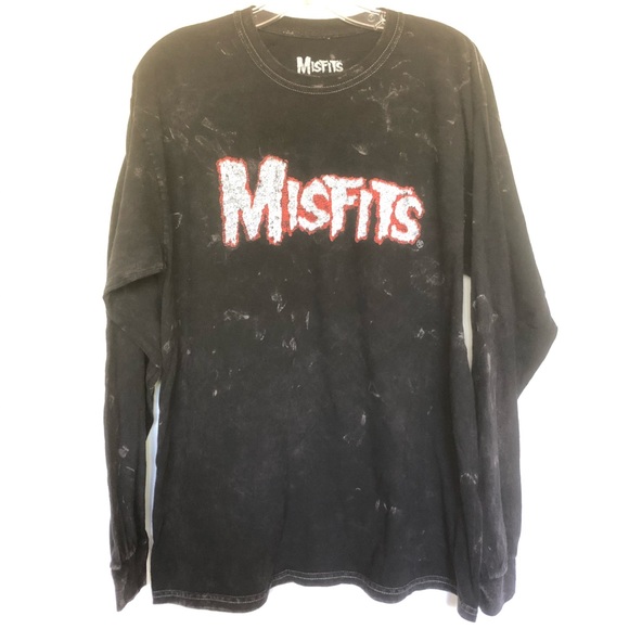 Misfits | Shirts | Misfits Long Sleeve Black Punk Rock T Shirt | Poshmark